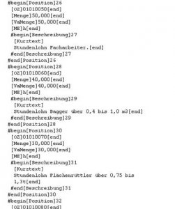 GAEB-Formate: Übersicht und Erklärung